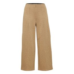 Stoffhose Ichi "Casual Hose IHKATE", Damen, Gr. M, N-Gr, gelb (cathay spice), Obermaterial: 70% Polyester PES. 28% Viskose CV. 2% Elasthan EL., Hosen Stoffhose