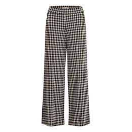 Stoffhose Ichi "Casual IHKATE", Damen, Gr. L, N-Gr, schwarz, Obermaterial: 74% Polyester PES. 22% Viskose CV. 4% Elasthan EL., Hosen Stoffhose