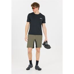 Radhose Endurance "Benal", Herren, Gr. L, US-Gr&ouml;&szlig;en, olivgr&uuml;n, 92% Polyester, 8% Elasthan, unifarben, kurz, Hosen, im praktischen 2-in-1-Design