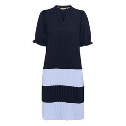 Midikleid Culture "Kleid CUbetty", Damen, Gr. L, N-Gr, blau (salute, cashmere blau), Obermaterial: 100% Polyester PES., Kleider Midikleid