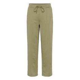 Stoffhose Kaffe "Strickhose KAjenny", Damen, Gr. L, N-Gr, gr&uuml;n (oil gr&uuml;n), Obermaterial: 76% Polyester Pol. recyc.. 20% Viskose CV. 4% Elasthan EL., Hosen Stoffhose