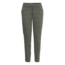 Stoffhose Ichi "Casual IHKATE", Damen, Gr. L, N-Gr, blau (vetiver), Obermaterial: 74% Polyester PES. 22% Viskose CV. 4% Elasthan EL., Hosen Stoffhose