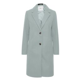 Wintermantel Ichi "Jacke IHJANNET", Damen, Gr. 38, blau (abyss), Obermaterial: 100% Polyester PES., M&auml;ntel Wintermantel
