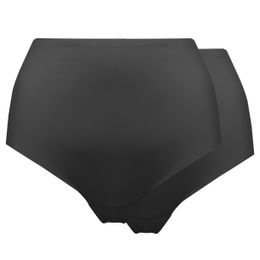 Panty MAGIC BODYFASHION "Dream Organics", Damen, Gr. XXL, schwarz, Microfaser, Obermaterial: 50% Modal, 25% Elasthan, 25% Polyamid, k&ouml;rpernah, Unterhosen Panty, Unsichtbar unter der Kleidung