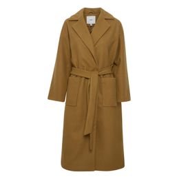 Wintermantel Ichi "Jacke IHJANNET", Damen, Gr. 40, braun (antique bronze), Obermaterial: 100% Polyester PES., M&auml;ntel Wintermantel