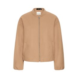 Wintermantel Ichi "Jacke IHJANNET", Damen, Gr. 38, beige (tiger's eye), Obermaterial: 100% Polyester PES., M&auml;ntel Wintermantel