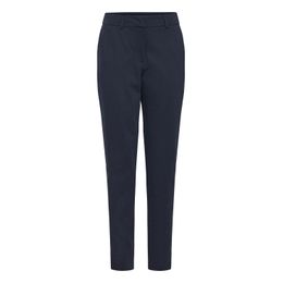 Stoffhose Ichi "Casual IHKATE", Damen, Gr. S, N-Gr, schwarz (total eclipse), Obermaterial: 74% Polyester PES. 22% Viskose CV. 4% Elasthan EL., Hosen Stoffhose