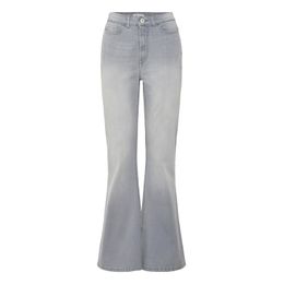 Regular-fit-Jeans Ichi "Jeans IHTWIGGY", Damen, Gr. 27, L&auml;nge 32, grau (light grau wash), Obermaterial: 98% Baumwolle CO. 2% Elasthan EL., Jeans