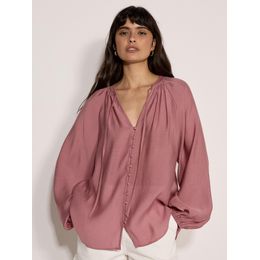 Klassische Bluse Apricot "Bluse", Damen, Gr. S (36), lila, gewebt, Obermaterial: 72% Viskose CV. 28% Polyester PES., Gerade, Blusen Bluse, mit verdecktem Verschluss