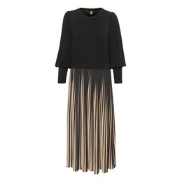 Jerseykleid Culture "Jerseykleid CUcarly", Damen, Gr. L, N-Gr, schwarz, Obermaterial: 100% Viskose CV., Kleider Jerseykleid