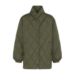 Wintermantel Ichi "Jacke IHHANSA", Damen, Gr. 38, gr&uuml;n (forest night), Obermaterial: 100% Polyester PES., M&auml;ntel Wintermantel