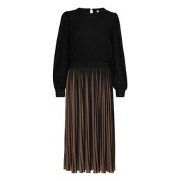 Jerseykleid Culture "Jerseykleid CUcarly", Damen, Gr. L, N-Gr, braun (rain drum), Obermaterial: 100% Viskose CV., Kleider Jerseykleid