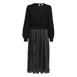 Jerseykleid Culture "Jerseykleid CUcarly", Damen, Gr. M, N-Gr, silber (silber metallic), Obermaterial: 100% Viskose CV., Kleider Jerseykleid