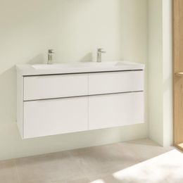 Villeroy & Boch Villeroy & Boch Subway 3.0 Schrank mit Doppelwaschtisch, 4 Ausz&uuml;ge, 4A70D101+C60200VE,