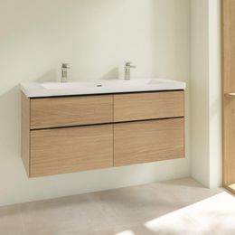 Villeroy & Boch Villeroy & Boch Subway 3.0 Schrank mit Doppelwaschtisch, 4 Ausz&uuml;ge, 4A70D4RW+C60201VJ,