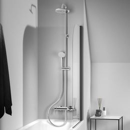 Ideal Standard Cerafine O Aufputz-Duschsystem mit Wanneneinlauf, Einhebelmischer, BC749AA,