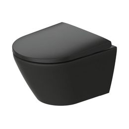Duravit D-Neo Wand-WC Compact, Ausf&uuml;hrung kurz, 258809AD00+0021691300, Compact