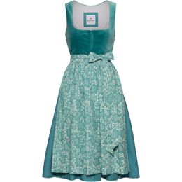 Hammerschmid Samtdirndl Plattensee T&uuml;rkis (Gr&ouml;&szlig;e: 34)