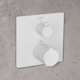 Fortis square NEW Thermostat f&uuml;r 2 Verbraucher, f&uuml;r Toya Grundk&ouml;rper, 84691THMW,