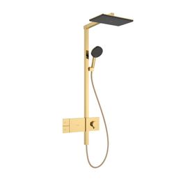 Hansgrohe Raindance Alive Q Aufputz-Duschsystem mit Thermostat, 24580990,