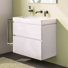 Villeroy & Boch Villeroy & Boch Collaro Waschtisch, evineo ineo5 evo Unterschrank B: 80 cm, 2 Ausz&uuml;ge, mit Griffmulde,, 4A3383RW+BE0724WH,