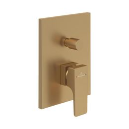 Villeroy & Boch Villeroy & Boch Architectura Square Einhebelmischer, f&uuml;r Wanne & Dusche, TVS12500300076,