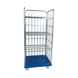 ESB Rollregal 1600 KU blau 815 x 724 mm 3-seitig ohne Neigung 3 ZWB einlegbar ; E. S. B. (KRR3A50101600C204)