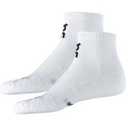 On Core Run Sock Mid 2P Socken - Gr&ouml;&szlig;e 47-49 - wei&szlig;