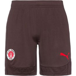 Puma FC St. Pauli Fu&szlig;ballshorts Herren - Gr&ouml;&szlig;e L - braun