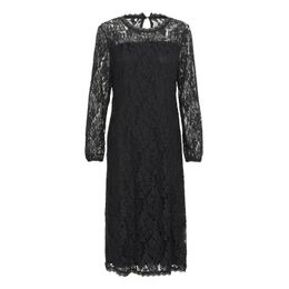 Jerseykleid Cream "Jerseykleid CRKit", Damen, Gr. M, N-Gr, schwarz (pitch schwarz), Obermaterial: 60% Nylon NY. 40% Baumwolle CO., Kleider Jerseykleid