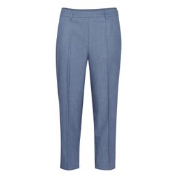 Marlene-Hose Kaffe "Hose KAsakura", Damen, Gr. 38, N-Gr, blau (vintage indigo), Obermaterial: 77% Polyester Pol. recyc.. 18% Viskose CV. 5% Elasthan EL., Hosen