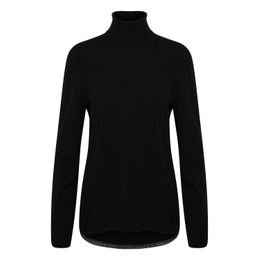 Strickpullover Culture "Strickpullover CUannemarie", Damen, Gr. XS, schwarz, Obermaterial: 82% Viskose LENZING ECOVERO CV LenzEcov. 18% Elasthan EL., Pullover Strickpullover