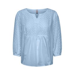 Langarmhemd Culture "Langarm - Hemd CUtoril", Damen, Gr. XS, N-Gr, blau (cashmere blau), Obermaterial: 100% Baumwolle CO., Hemden