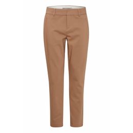 Stoffhose Fransa "Hose FRVITA", Damen, Gr. 38, N-Gr, braun (coca mocha), Obermaterial: 60% Baumwolle CO. 36% Polyester PES. 4% Elasthan EL., Hosen Stoffhose