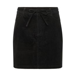 Midirock Kaffe "Rock KAkerstin", Damen, Gr. 40, schwarz (schwarz deep), Obermaterial: 100% Baumwolle CO., R&ouml;cke