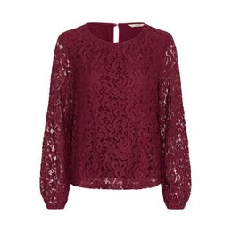 Langarmbluse Cream "Langarm-Bluse CRThit", Damen, Gr. 36, rot (zinfandel), Obermaterial: 60% Baumwolle CO. 40% Polyamid PA., Blusen