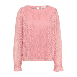 Langarmbluse Cream "Langarm-Bluse CRValerie", Damen, Gr. 36, rosa (blush), Obermaterial: 100% Polyester PES., Blusen