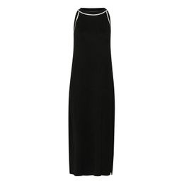 Midikleid Kaffe "Kleid KAmally", Damen, Gr. S, N-Gr, schwarz (schwarz deep), Obermaterial: 80% Viskose CV. 20% Nylon NY., Kleider Midikleid