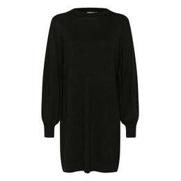 Midikleid Kaffe "Kleid KAsofie", Damen, Gr. XS, N-Gr, schwarz (schwarz deep), Obermaterial: 80% Viskose CV. 20% Nylon NY., Kleider Midikleid