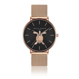 Quarzuhr AMELIA PARKER "AD9-B028R", rose gold, Armbanduhren, Damen, Quarzuhr