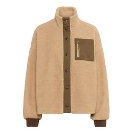 Wintermantel Culture "Jacke CUtally", Damen, Gr. XS, beige (nomad, braun), Obermaterial: 100% Polyester PES., M&auml;ntel Wintermantel