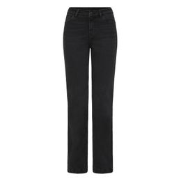 Regular-fit-Jeans Pulz Jeans "Jeans PZBECCA", Damen, Gr. 29, L&auml;nge 30, schwarz (schwarz denim), Obermaterial: 82% Baumwolle CO. 16% Polyester PES. 2% Elasthan EL., Jeans