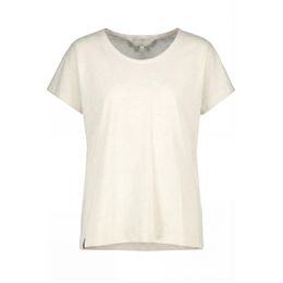 alife and kickin Rundhalsshirt ALIFE & KICKIN, Damen, Gr. M, orange hour, wei&szlig;, 100% Baumwolle (Bio), Rundhals, Shirts Rundhalsshirt, leichtes Sommer-Top mit Print aus Bio-Baumwolle mit Rundhals