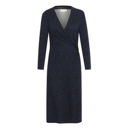 Jerseykleid Fransa "Jerseykleid FRCERICA", Damen, Gr. M, N-Gr, schwarz (schwarz navy mix aop ma24 02f), Obermaterial: 95% Viskose CV. 5% Elasthan EL., Kleider Jerseykleid