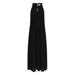 Midikleid Kaffe "Kleid KAbelle", Damen, Gr. 40, N-Gr, schwarz (schwarz deep cc), Obermaterial: 100% Polyester PES., Kleider Midikleid