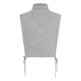 Strickjacke Cream "Strickweste CRFrina", Damen, Gr. XL, grau (grau melange), Obermaterial: 97% Polyester PES. 3% Elasthan EL., Strickjacken Strickjacke