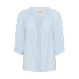 Langarmbluse Cream "Langarm-Bluse CRNana", Damen, Gr. 38, blau (cashmere blau), Obermaterial: 100% Viskose CV., Blusen
