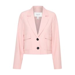 Blusenblazer B.Young "Blazer BYDANTA", Damen, Gr. 40, rosa (roseate spoonbill melange), Obermaterial: 88% Polyester PES. 8% Viskose CV. 4% Elasthan EL., Blazer Blusenblazer