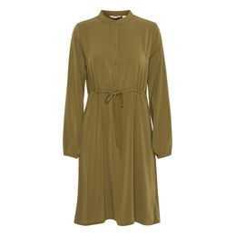 Midikleid B.Young "Kleid BYGILDA", Damen, Gr. 38, N-Gr, gr&uuml;n (military olive), Obermaterial: 97% Polyester PES. 3% Elasthan EL., Kleider Midikleid