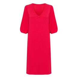 Midikleid Cream "Kleid CRVillea", Damen, Gr. L, N-Gr, rot (toreador), Obermaterial: 80% Viskose LENZING ECOVERO CV LenzEcov. 20% Nylon NY., Kleider Midikleid